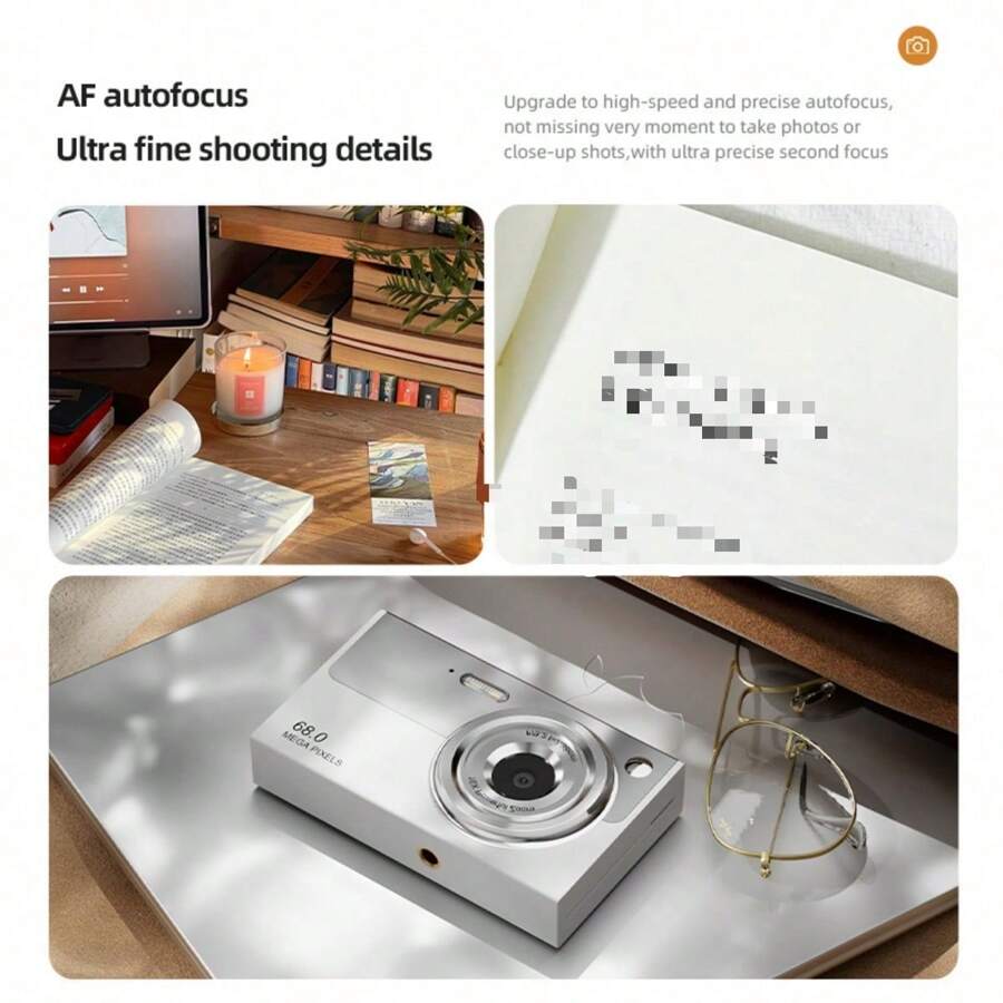 Portable CCD 4K Ultra HD Video Camera Classic Fashionable Combo Camera ...