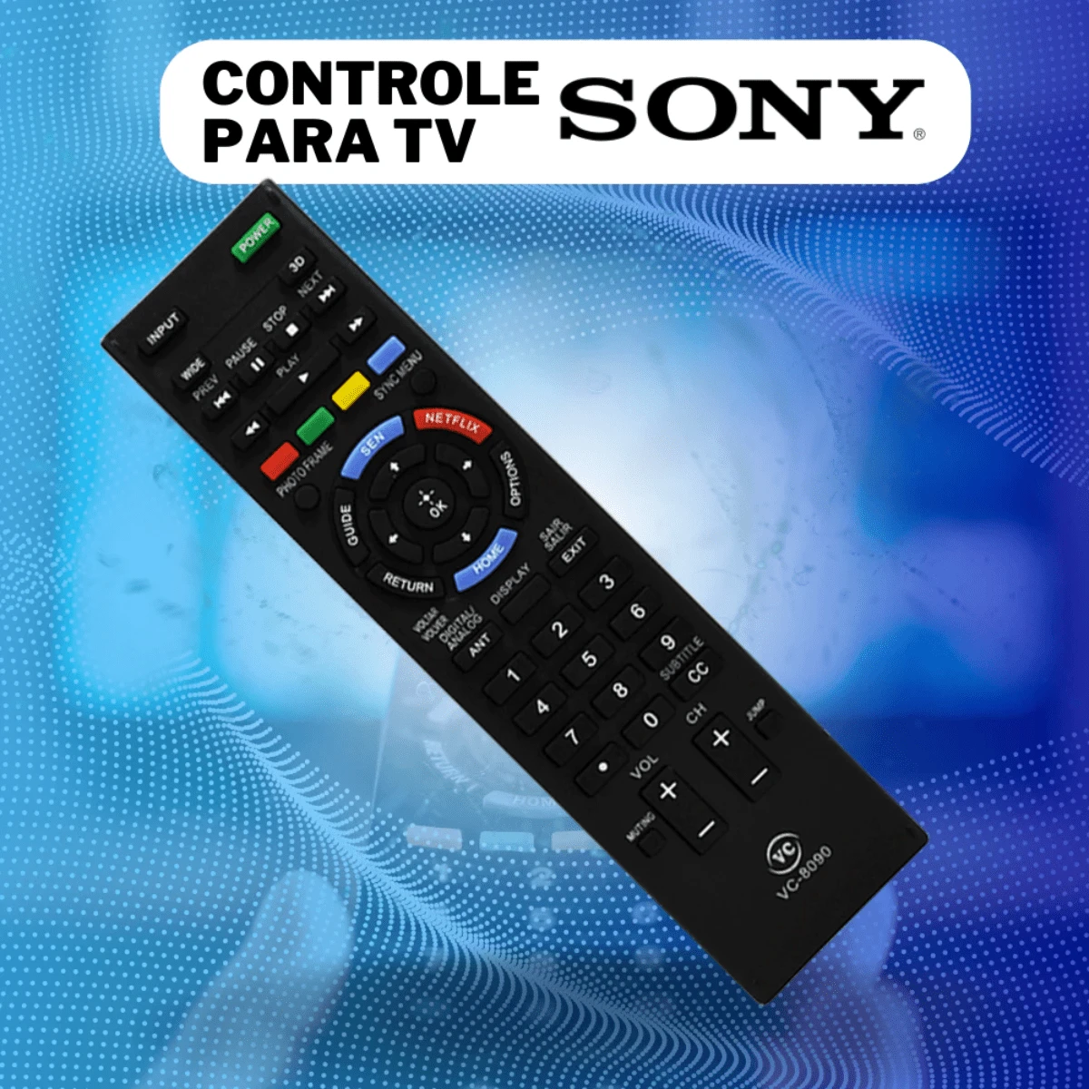 Remote Control For Bravia Smart LED TV With + Batteries | SHEIN USA