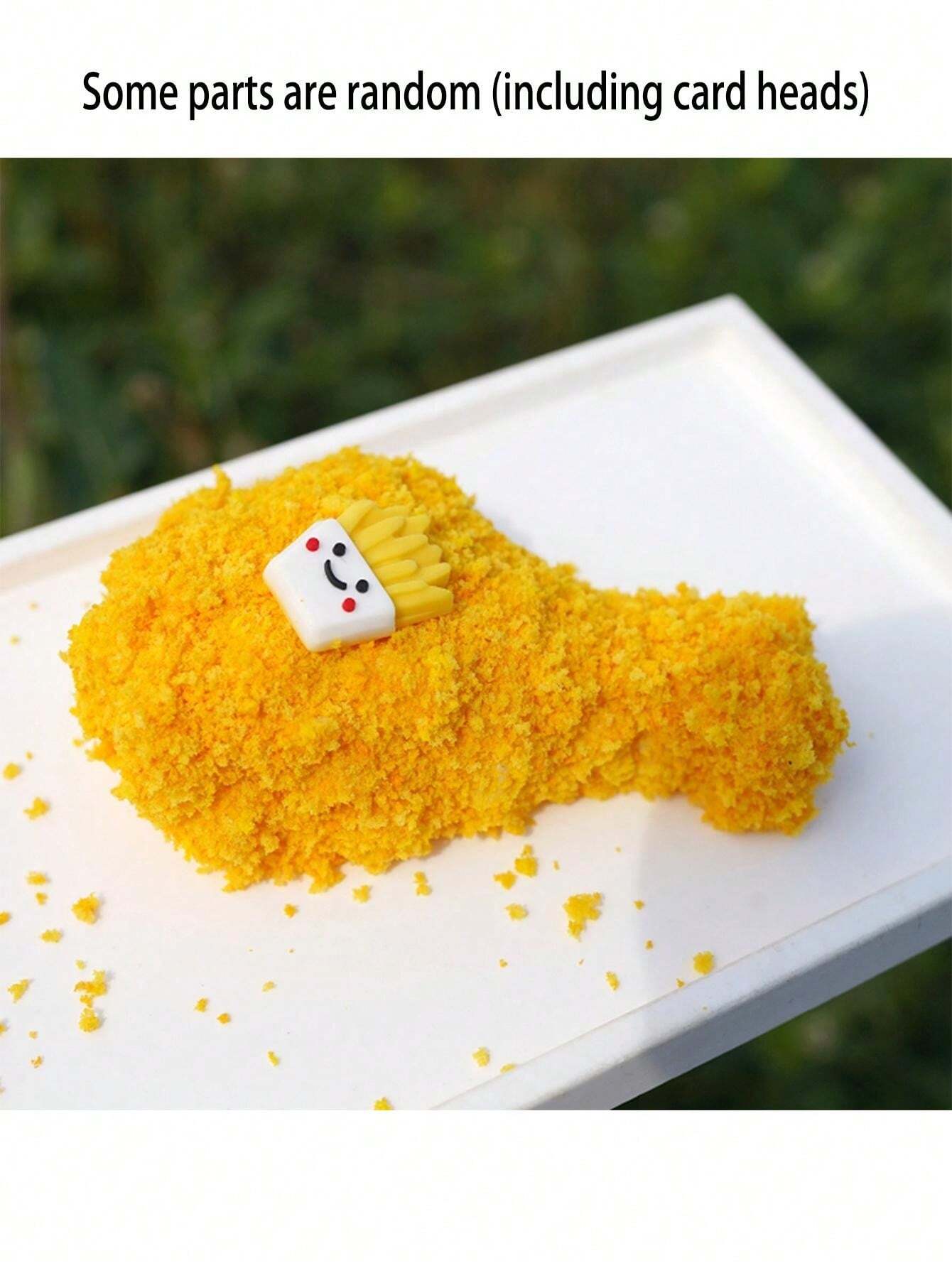 Fried Food Squeeze Toys, Cat Paw Waffles, Fake Aburaage Squeeze, Stress ...