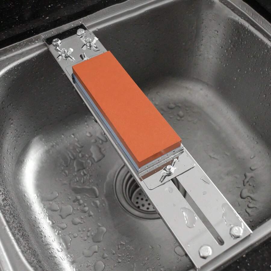 Stainless Steel Knife Sharpener Holder, Adjustable Knife Sharpening ...