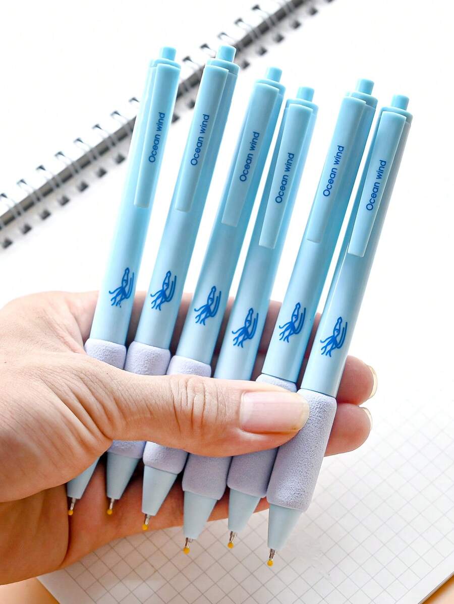 6 neutrale Stifte 1 schnell-trocknender Stift mit Wolkengriff ...