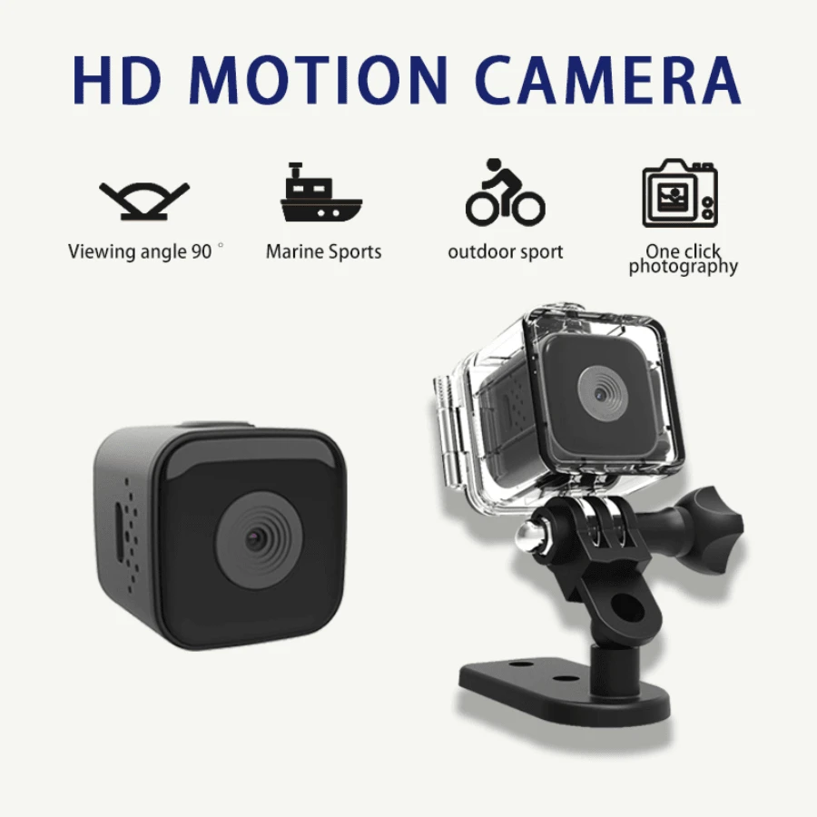 1080P HD Night Vision Camera, Portable Magnetic Mini Camcorder, Outdoor ...