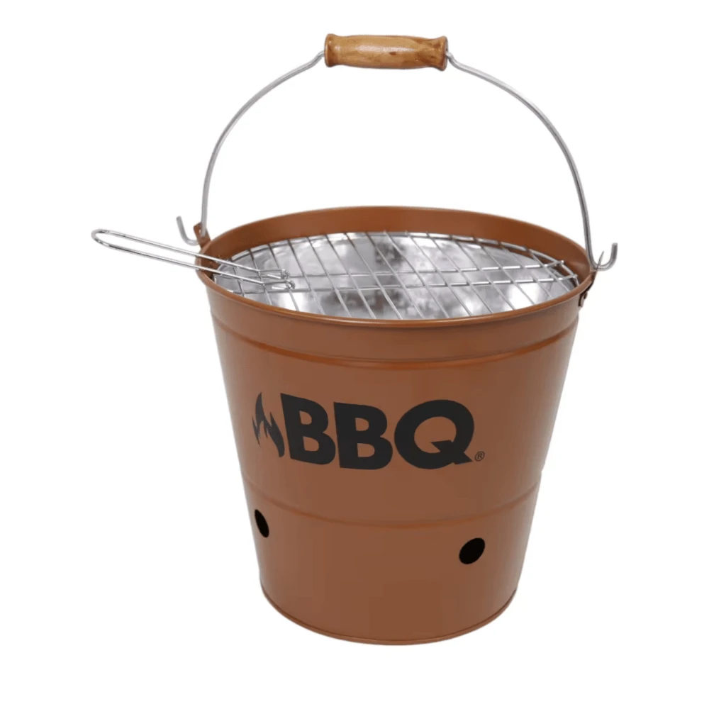 Barbecue baril Grill Portable Barbecue jardin pique-nique Grill Orange ...