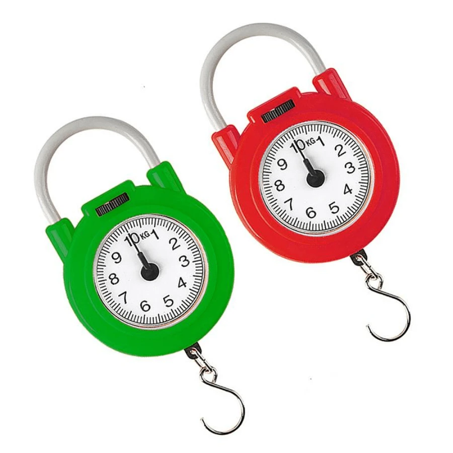 5Psc 10kg Portable Hanging Mechanical Scale Fish Luggages Kitchen Scale ...