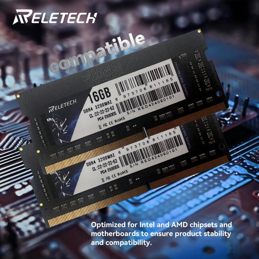 Reletech RAM DDR4 Memory Laptop 16GB 8GB 1.2V 260pin 3200MHz PC4 ...