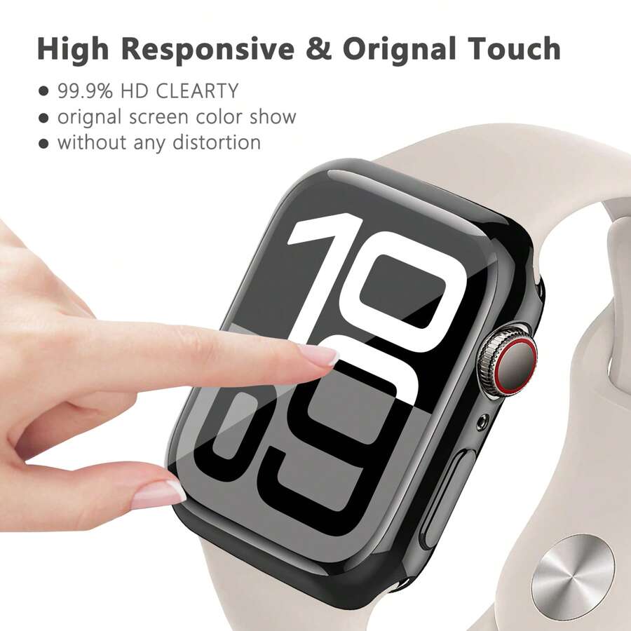 Case Compatible With Apple Watch 10 Full Coverage Bumper Soft TPU ...