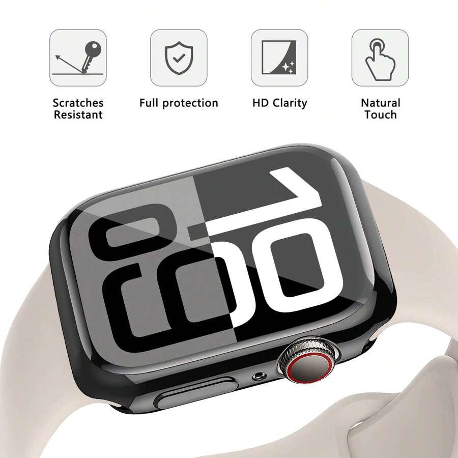 Case Compatible With Apple Watch 10 Full Coverage Bumper Soft TPU ...