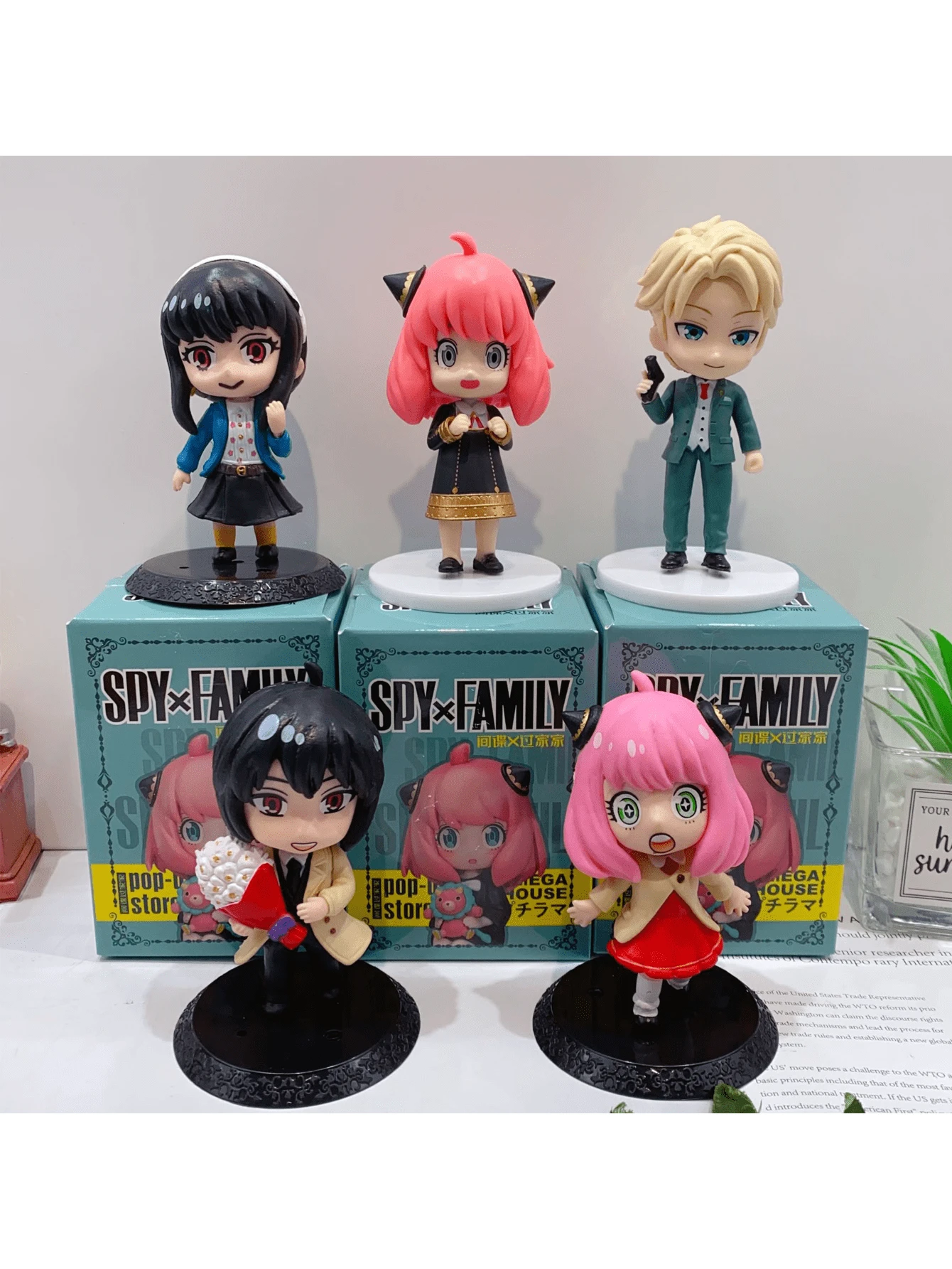 New Anime Cartoon Blind Box Action Figures Cute Desk Ornaments ...