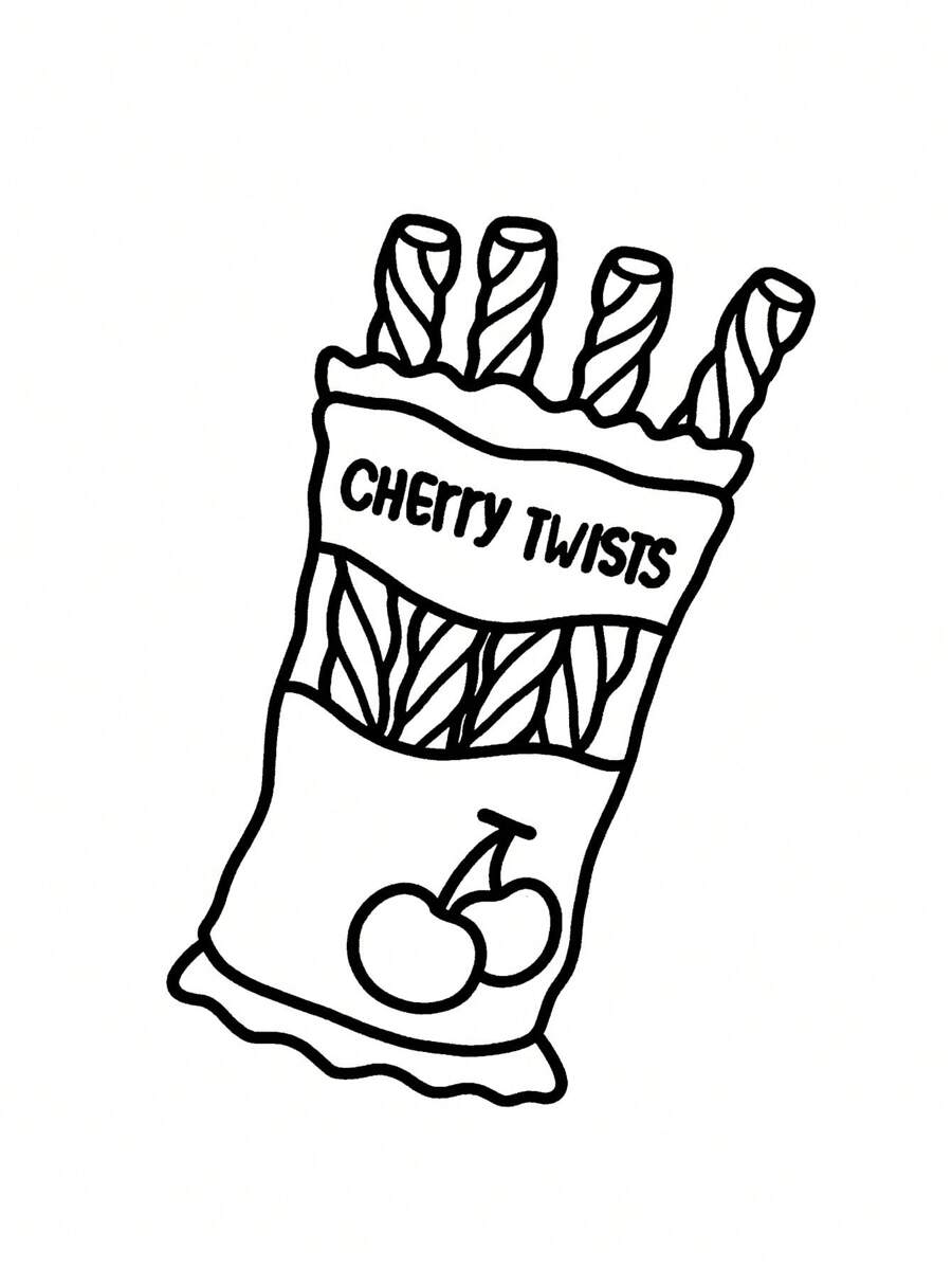 Food Drink & Sweets: Coloring Book For Adults And Kids, Bold And Easy ...