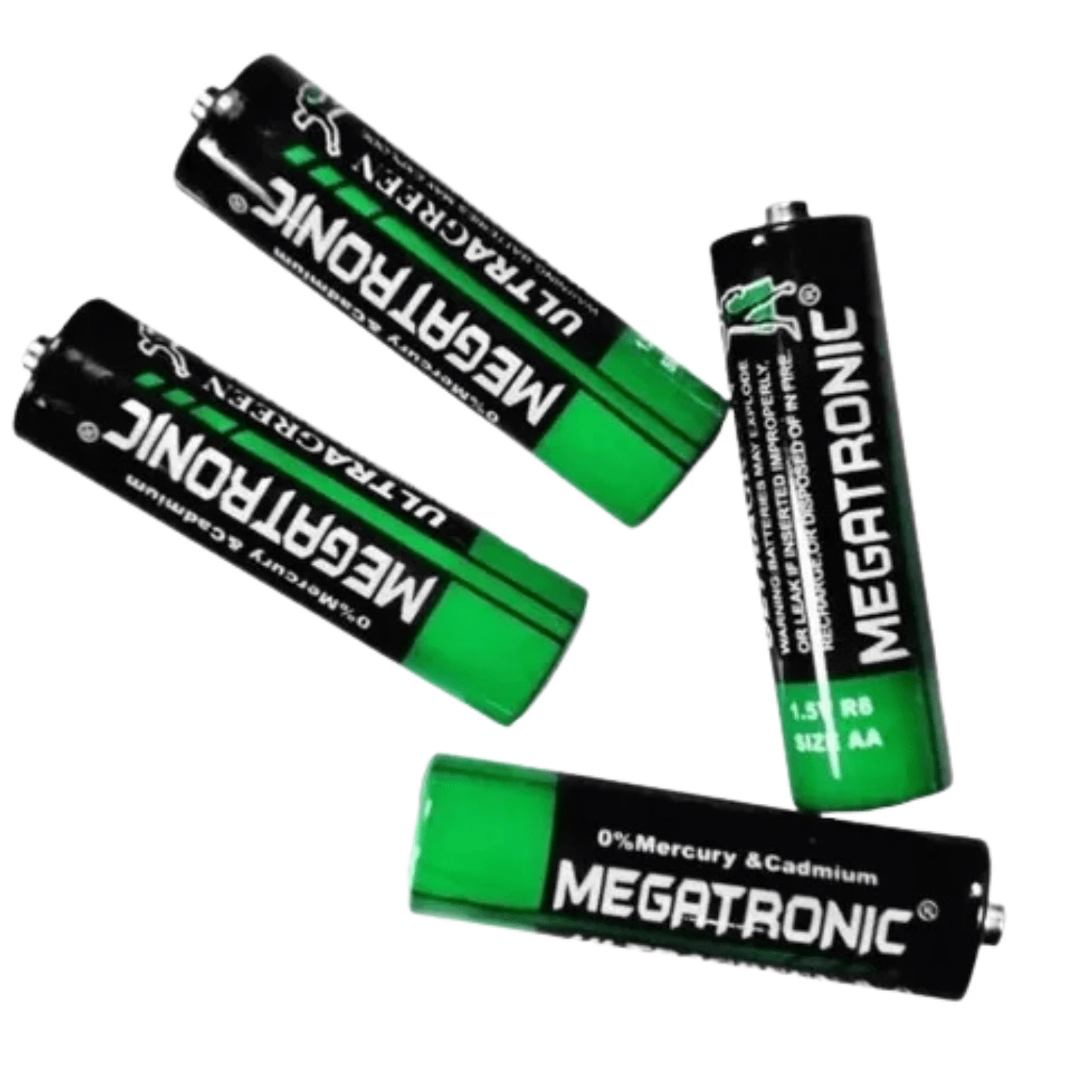 8 AAA Alkaline Batteries Mega Tronic High Performance Disposable ...