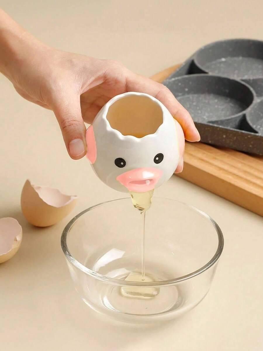 1pc Cute Egg Yolk Separator, Kitchen Gadget For Home Cooking, Creative ...