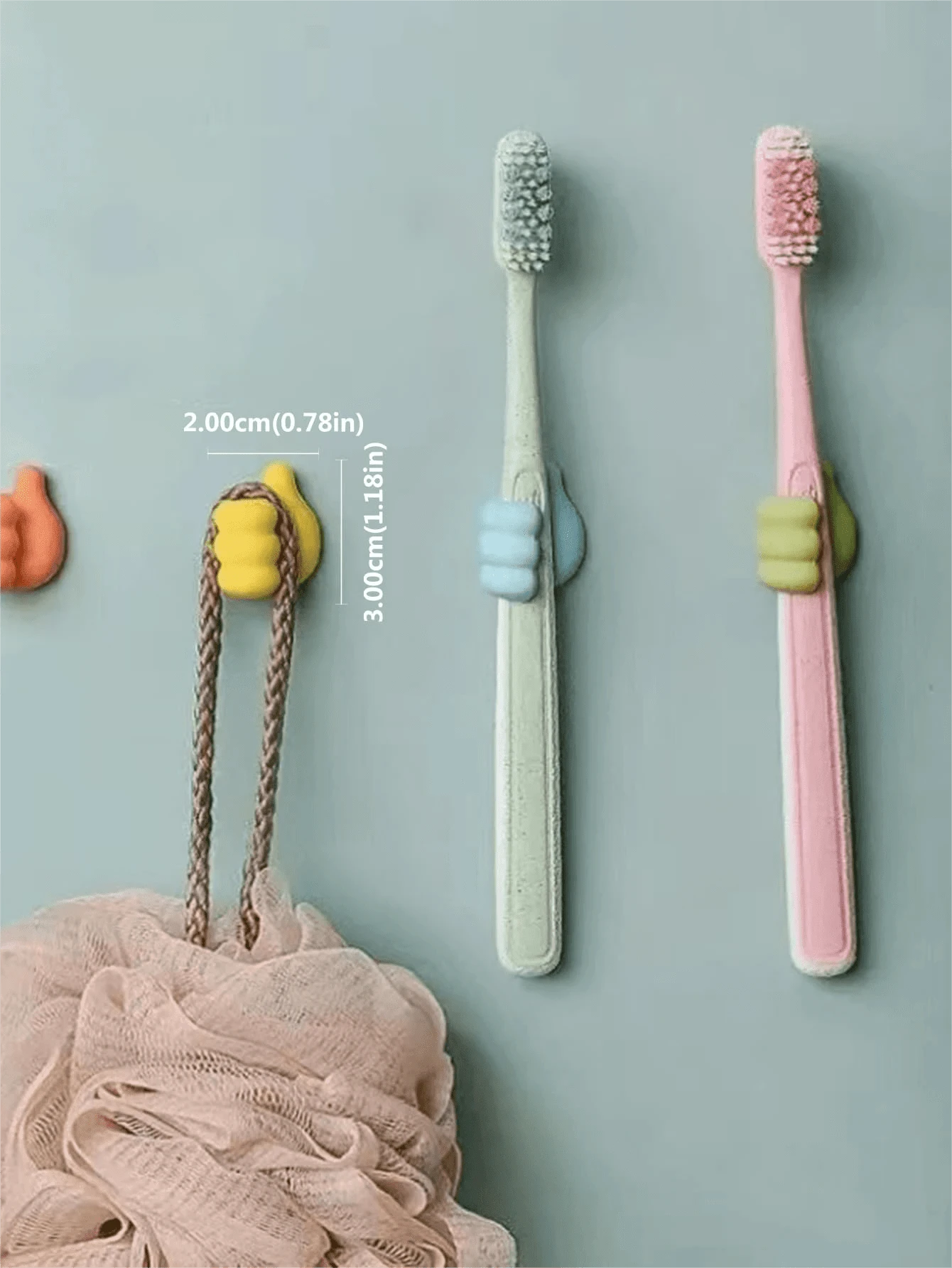 10 Creative Thumb Hooks For Securing Cables, Cute Hooks For Organizing ...
