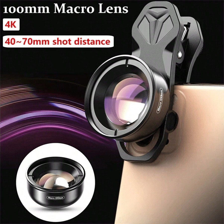 HD 100mm Macro Lens Camera Phone Lens 4K Super Macro Lenses For IPhonex ...