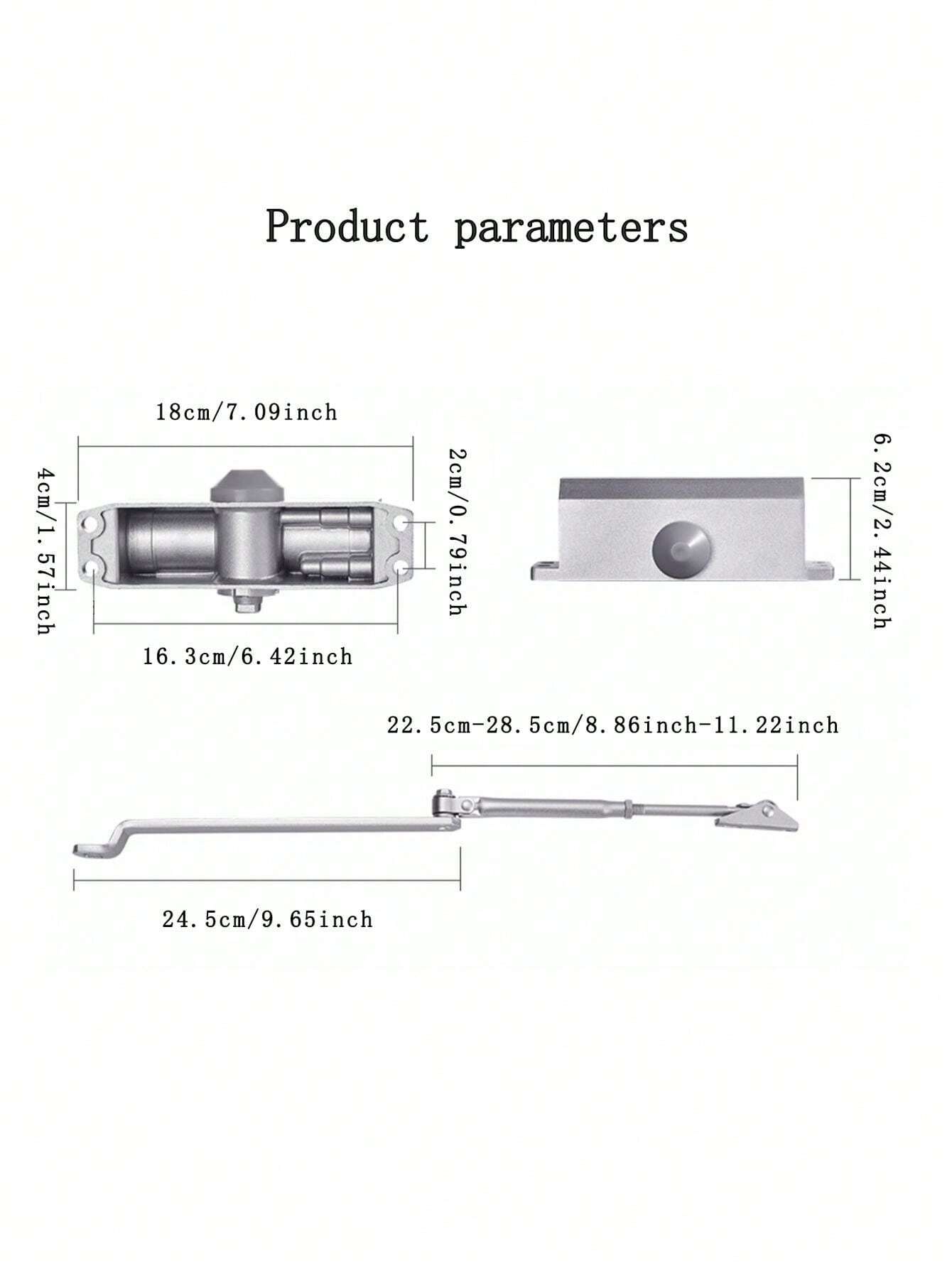 Zware automatische deursluiter, hydraulische softclose deursluiter ...
