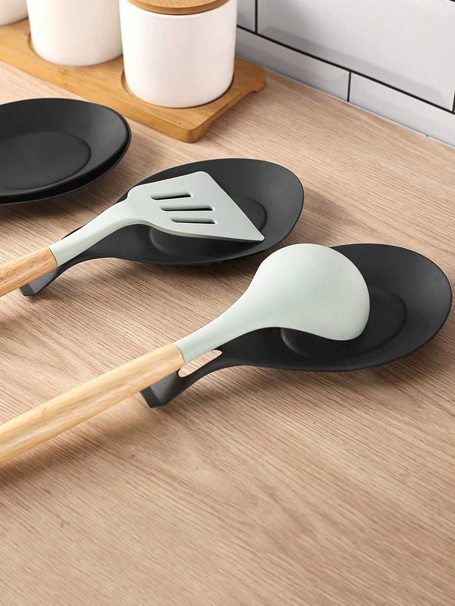 1 Piece Spoon Mat Easy To Clean, Home Kitchenware Mat Silicone Shelf ...