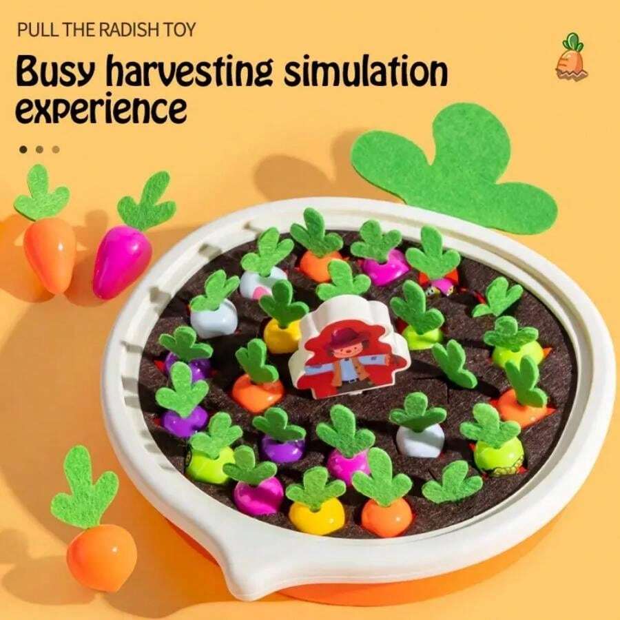 Kids Toy Memory Training Game, Carrot Pulling Educational Interactive ...
