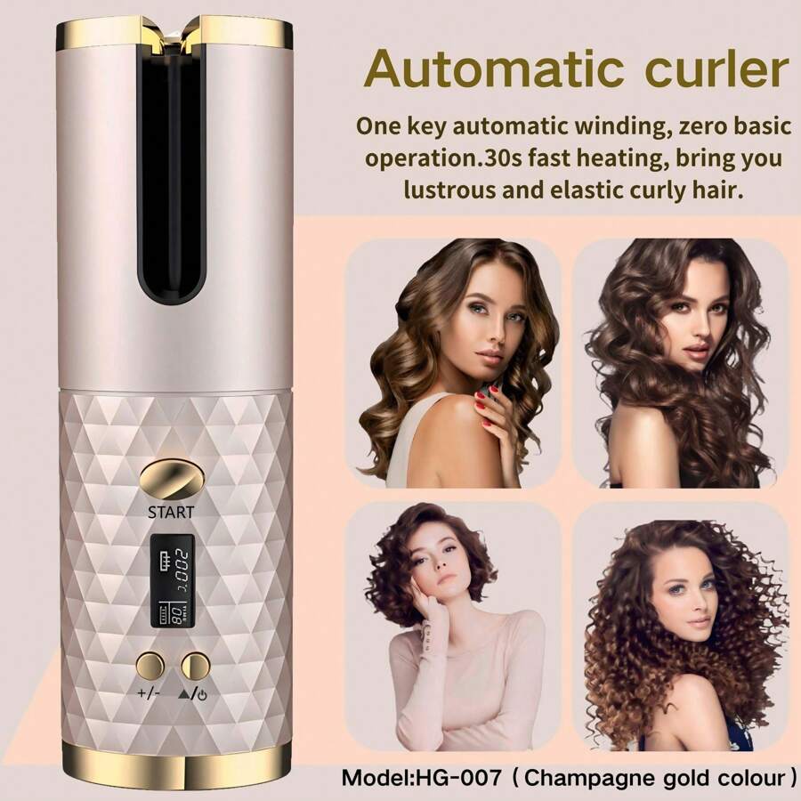 Ferro de Ondular Automático, Dispositivo de Encaracolamento de Cabelo ...