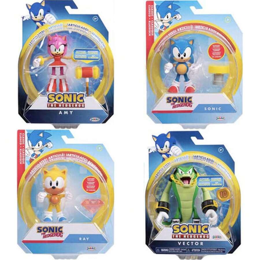 Sonic Pack 6 Figuren Serie 10 Sonic The Hedgehog 10 cm sortiert ...