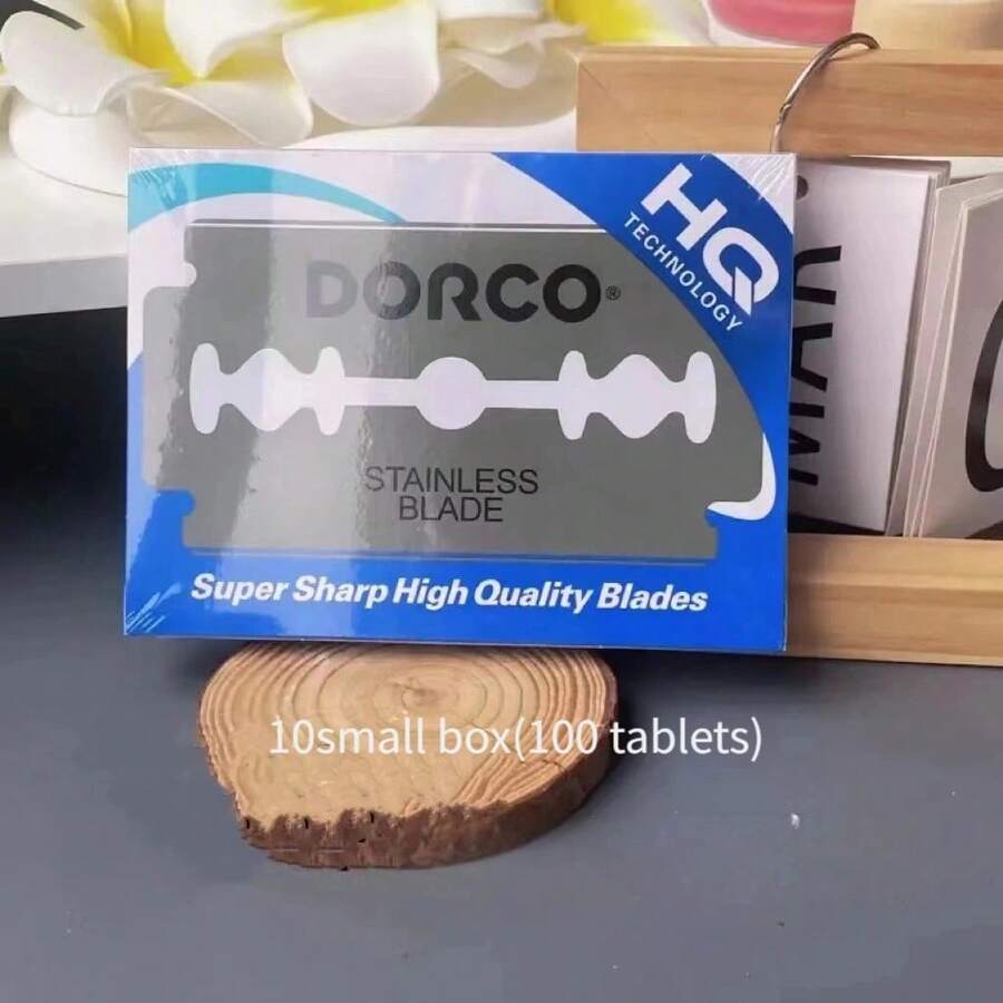 Stainless Steel Vintage Manual Double-Edge Razor Blades, For Barbershop ...