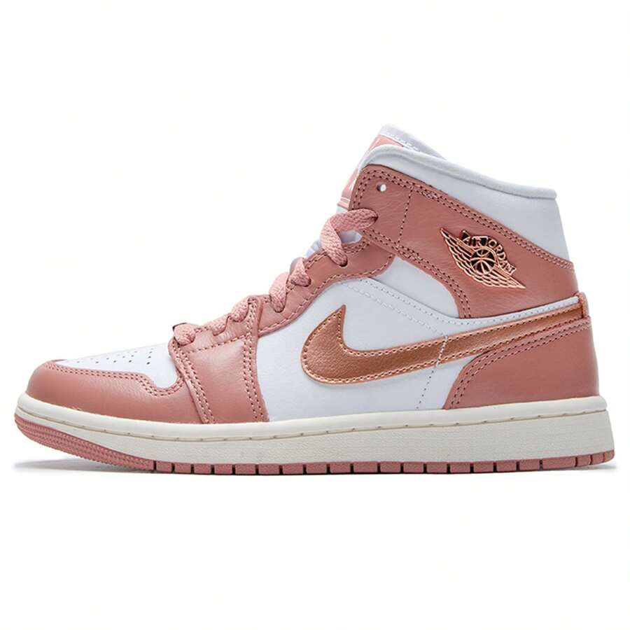 Jordan Women Rose Pink Mid-Cut Basketball Shoes FB9892-670 | SHEIN USA