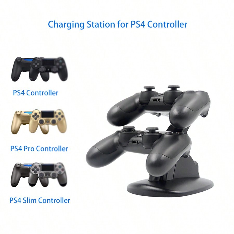 iplay PS4 Controller Charging Stand, USB Dual Charger Charging Station ...