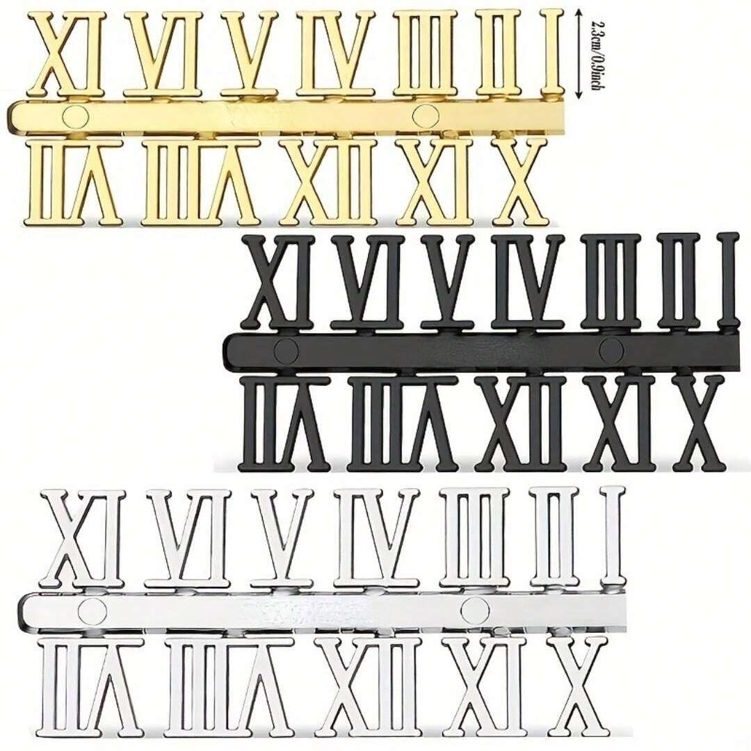 1 pieza Juego de números de reloj digital, incluye números arábigos y ...