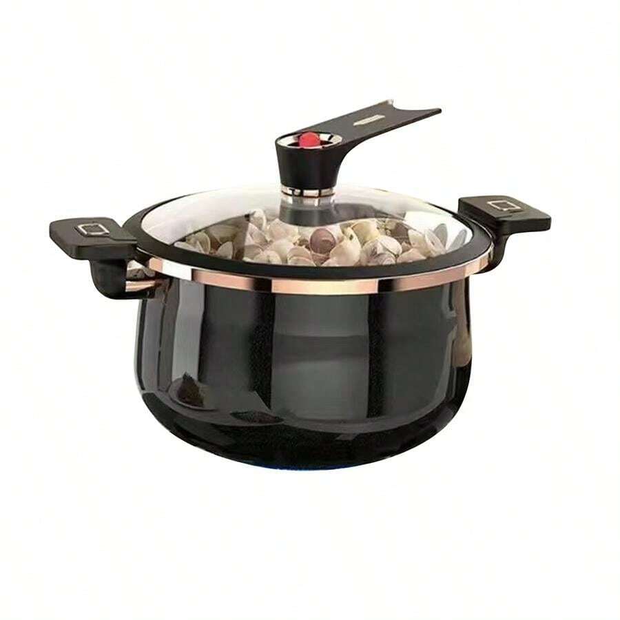 Panela de Pressão Esmaltada de Luxo Leve, Panela Antiaderente Multi ...