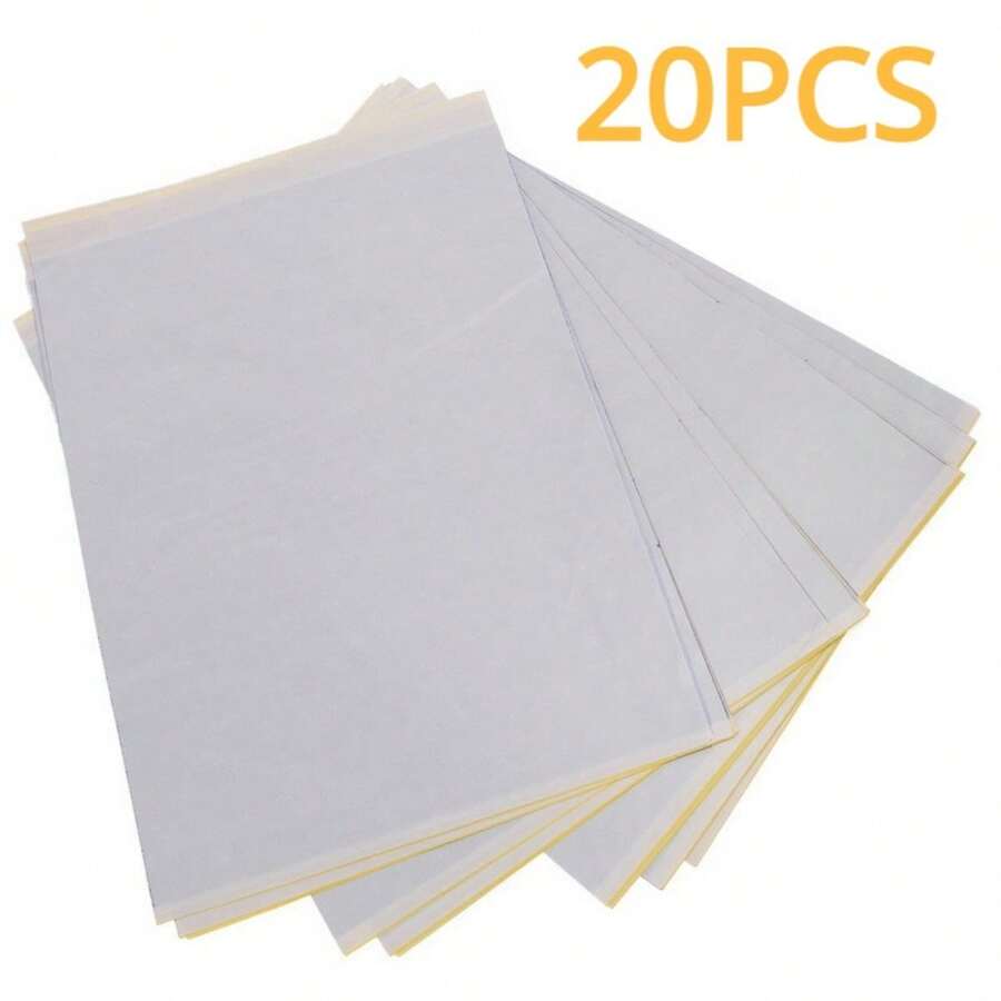 Tattoo Transfer Paper, 100pcs A4 Size, Heat Transfer Stencil Paper For ...