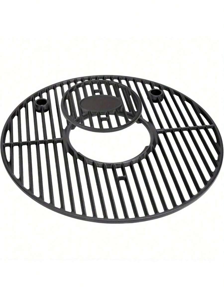 19.5" Cast Iron Round Grill Grate Grid For Akorn Kamado Ceramic Grill ...