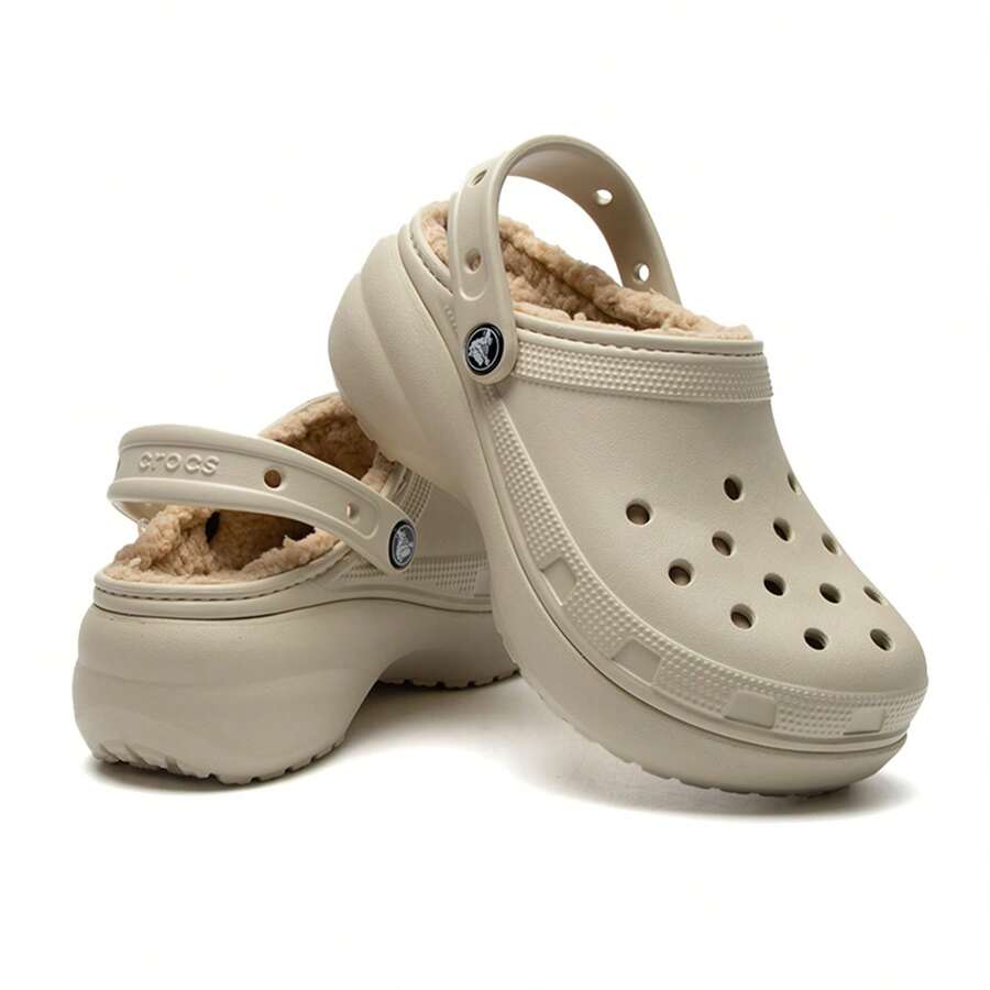 Crocs Women Sports Slippers Thermal Lined Cloud Clog | SHEIN USA