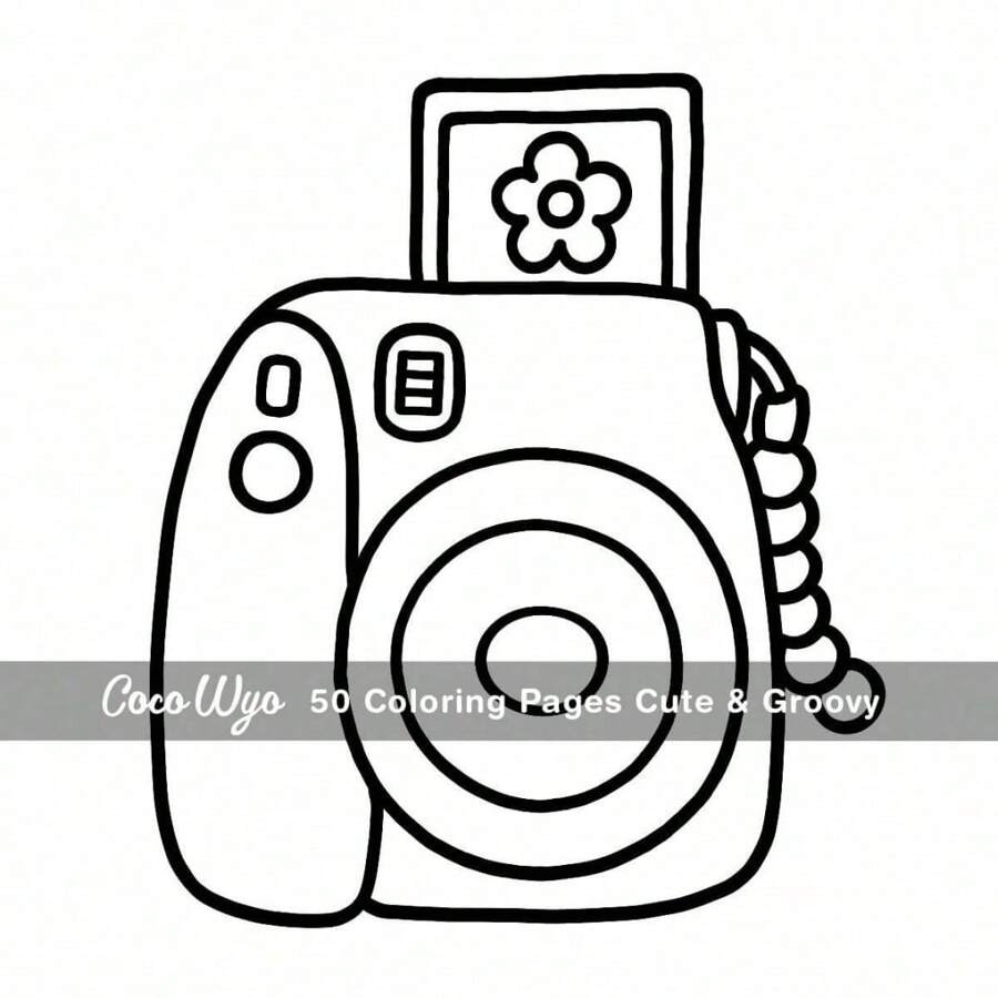 Cute And Playful Coloring Book, Bold And Easy, Simple And Large Designs ...