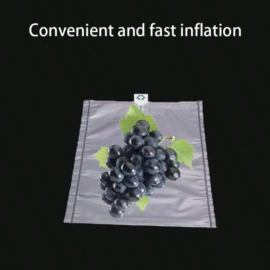 10pcs Grape Cherry Date Fruit Inflatable Bubble Bag Vacuum Double Layer ...