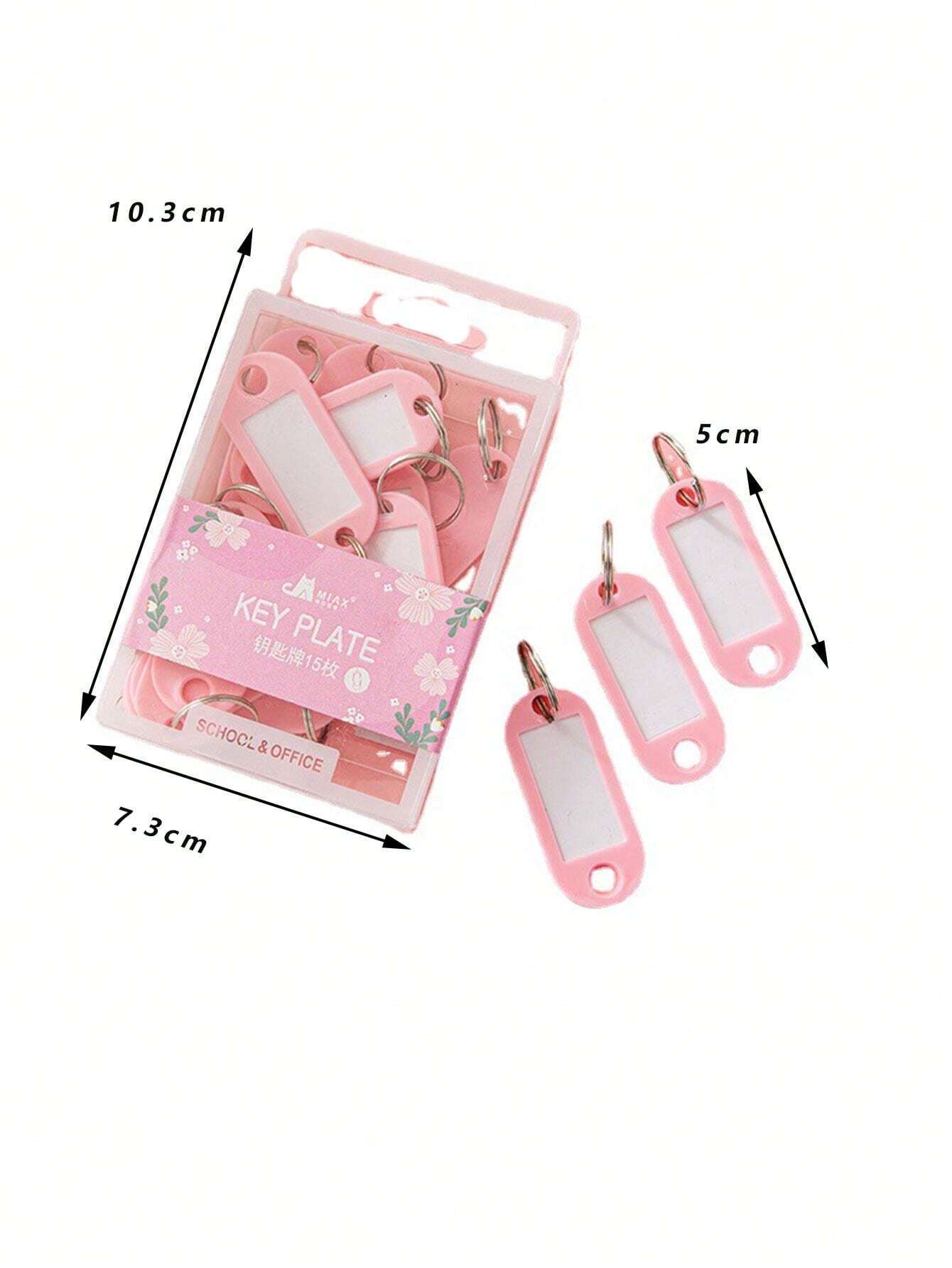 1 Box Pink ID Tags, Luggage Tags, Key Tags, Door Signs, Baggage Labels ...