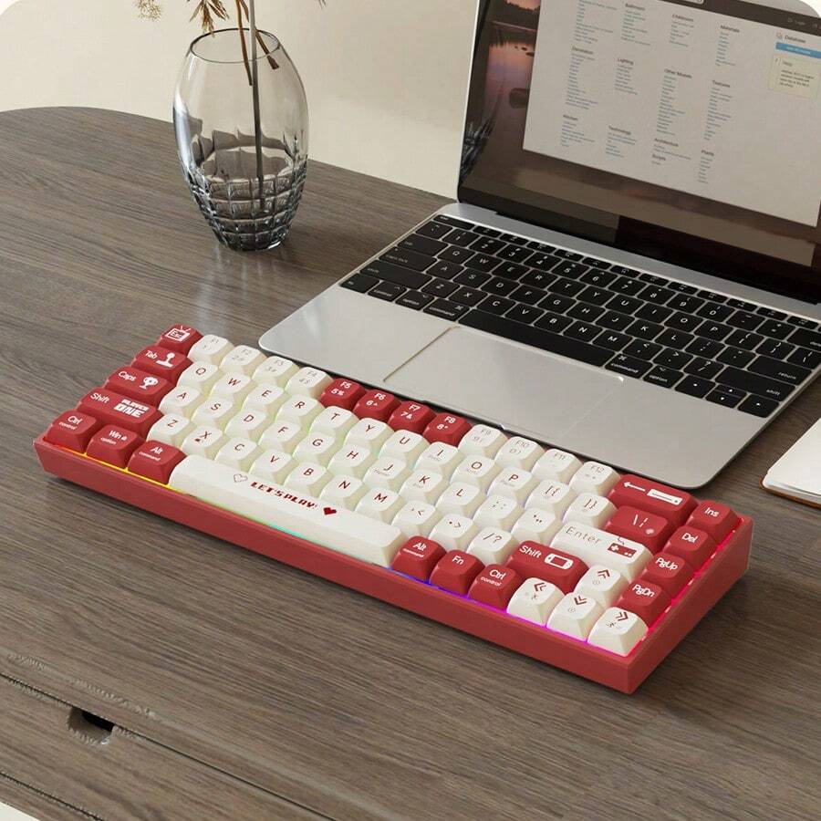 Ajazz AK680 65% Wired Hotswap Mechanical Gaming Keyboard, 68 Keys ...