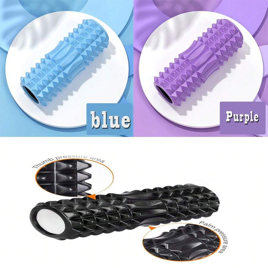 Massage Muscle Roller Stick, Yoga Column Wolf Tooth Rod Foam Roller ...