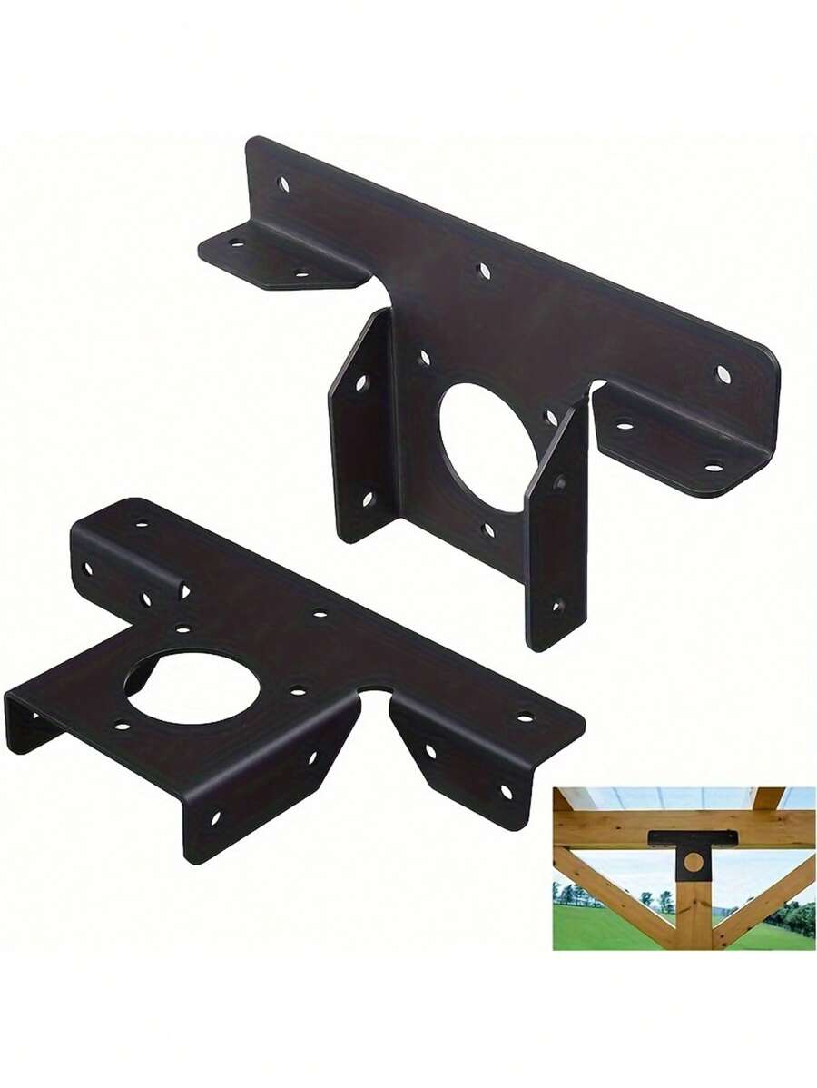 2pcs Heavy Duty Canopy Metal Corner Brackets, Adjustable 3-Way ...