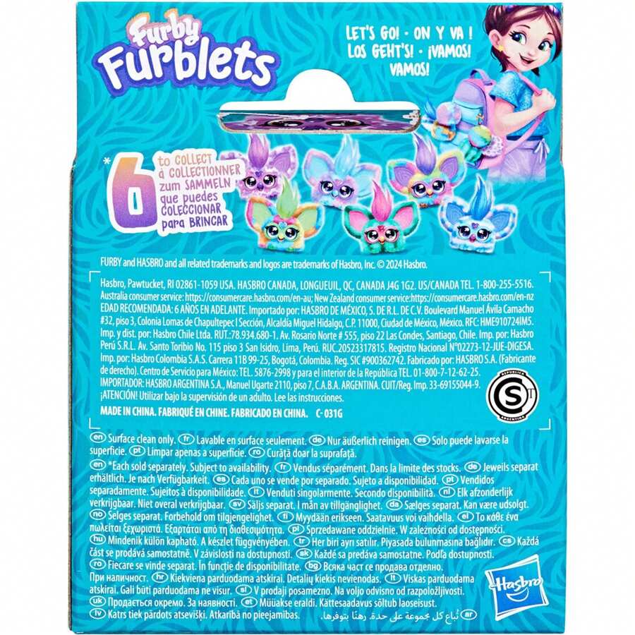 Hasbro Mini Furby Hip Bop Furblet Juguete Educativo Interactivo para ...