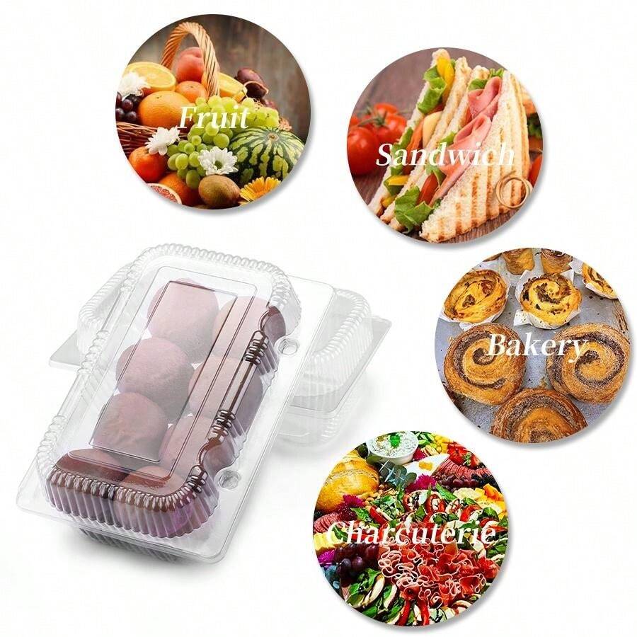 One-Time Use Transparent Liftable Takeout Container, Suitable For ...