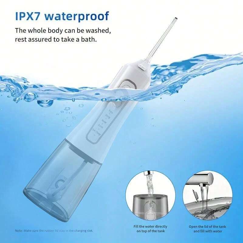 Water Dental Flosser For Teeth Cleaning, Cordless Portable Oral ...