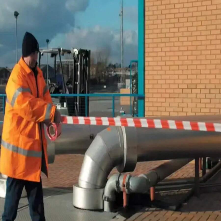 200 Meters Zebra Safety Marking Tape Isolation Restricted Area ...