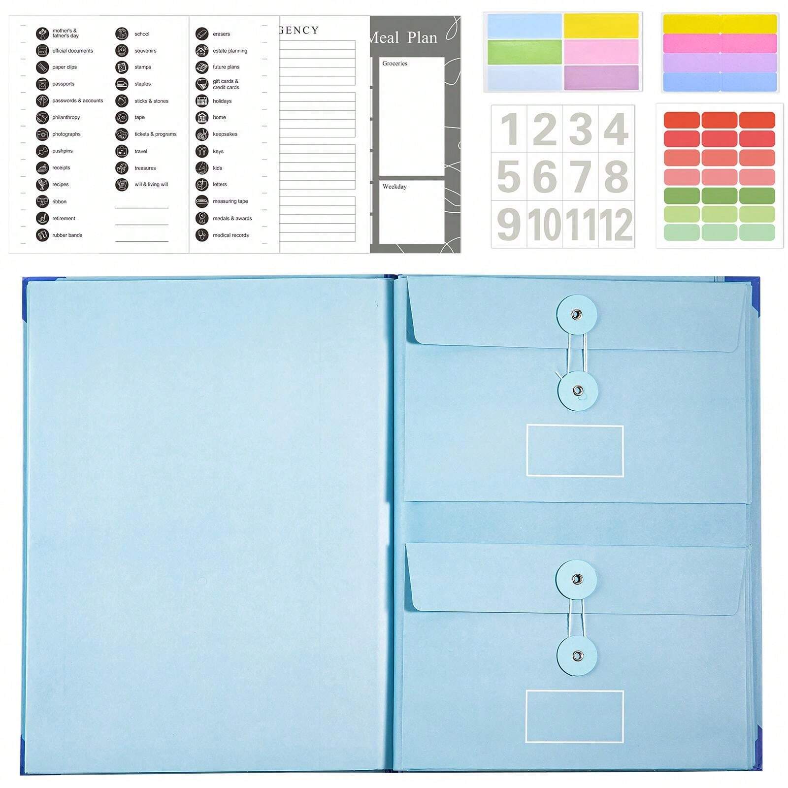 Inding Extension, Binder Family Emergency Binder, For Important ...