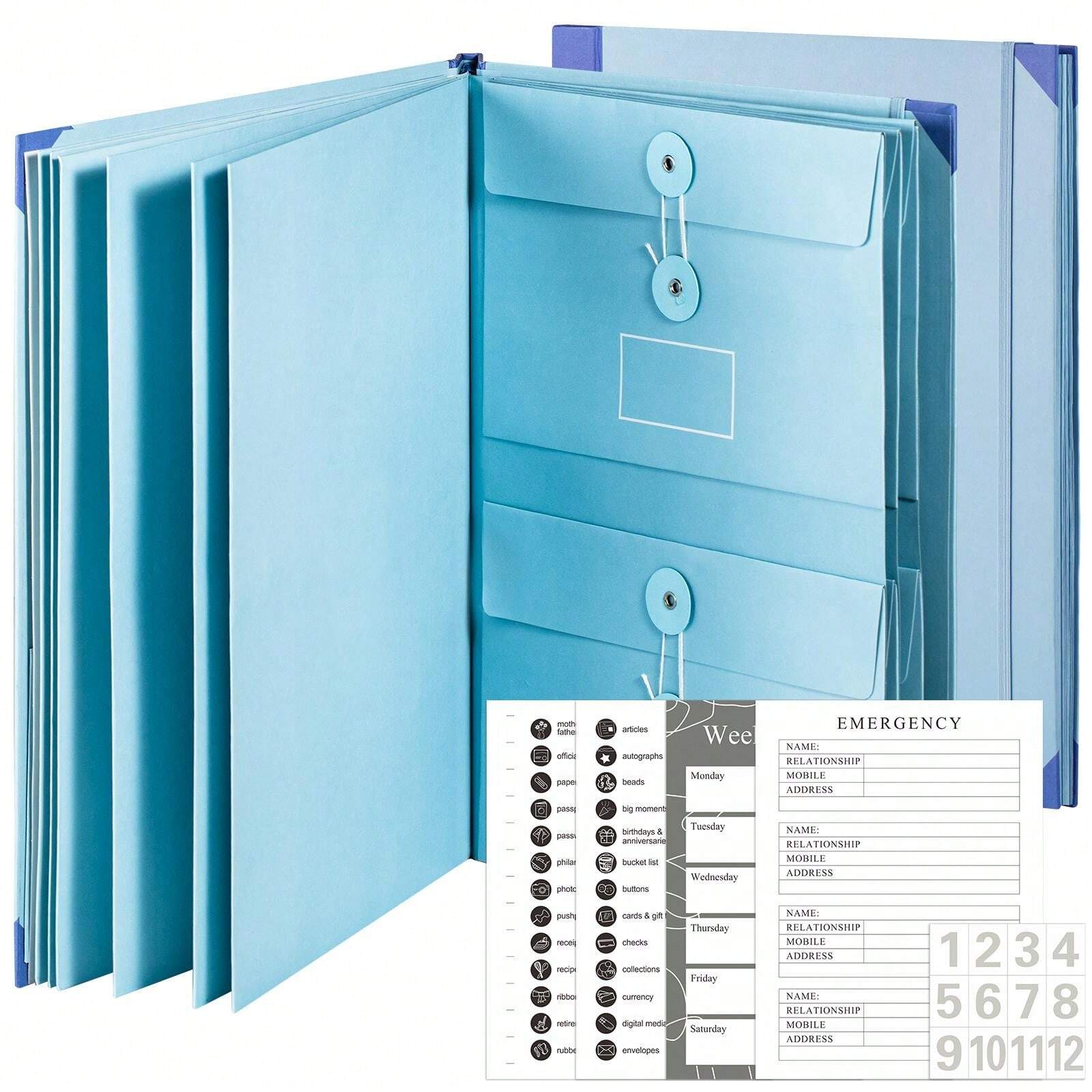 Inding Extension, Binder Family Emergency Binder, For Important ...