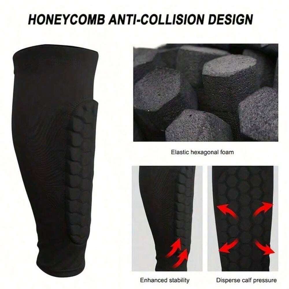 1pc Football Shin Guards For Youths And Adults, Leg Compression Sleeve ...