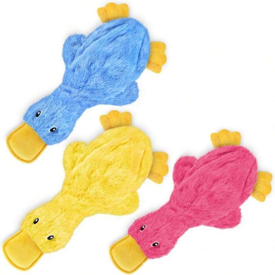 Pet Plush Squeaky Toy, Duck-Shaped No-Stuffing Puppy Chew Toys | SHEIN USA