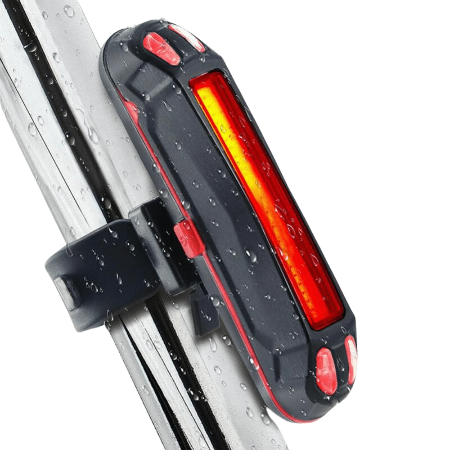 Bike Flashlight Bicycle Taillight Signal White And Red LED Light USB ...