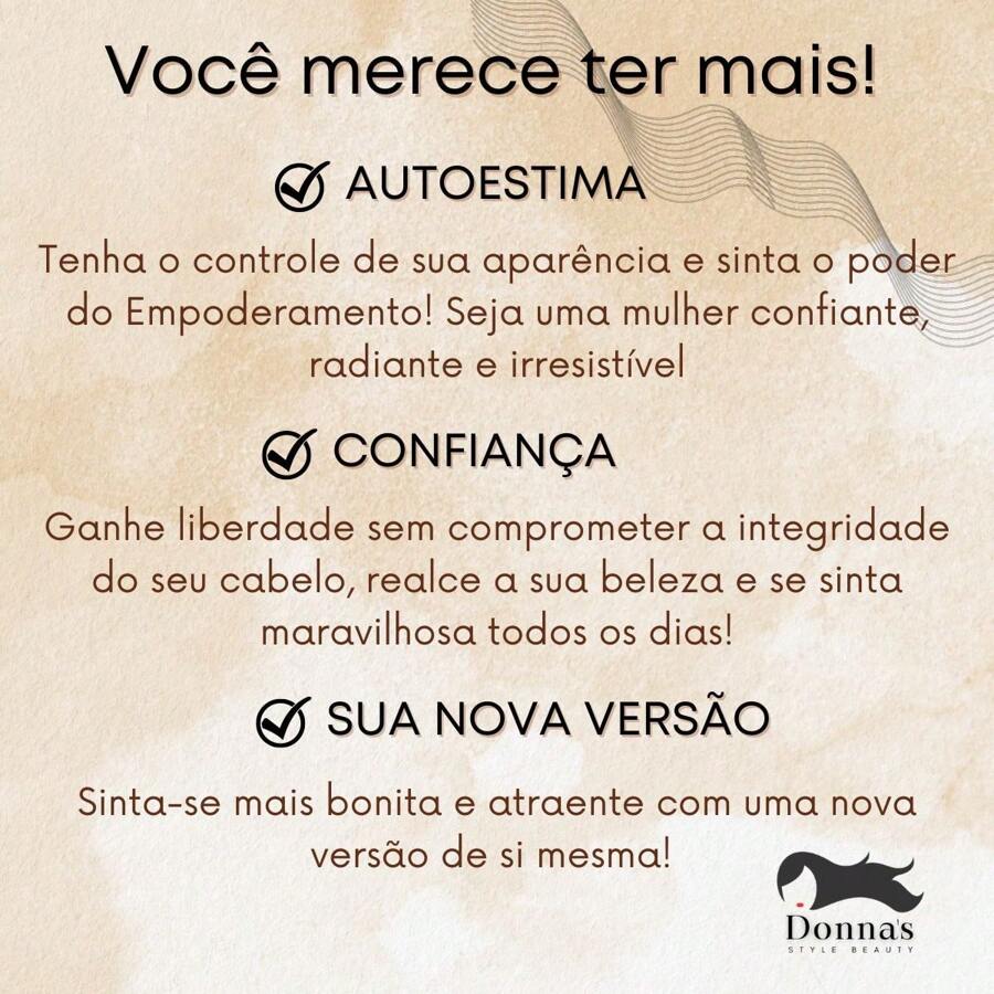 Peruca Lisa Scarlet Bio Fibra Estylo Mulher Textura Natural Linha ...