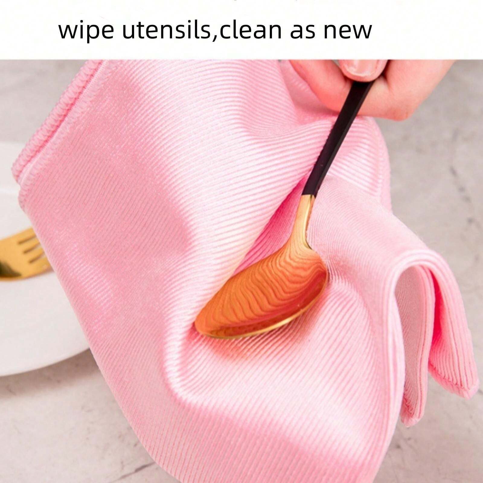 Glass Cleaning Cloth, Super Absorbent Microfiber Cloth For Strong ...