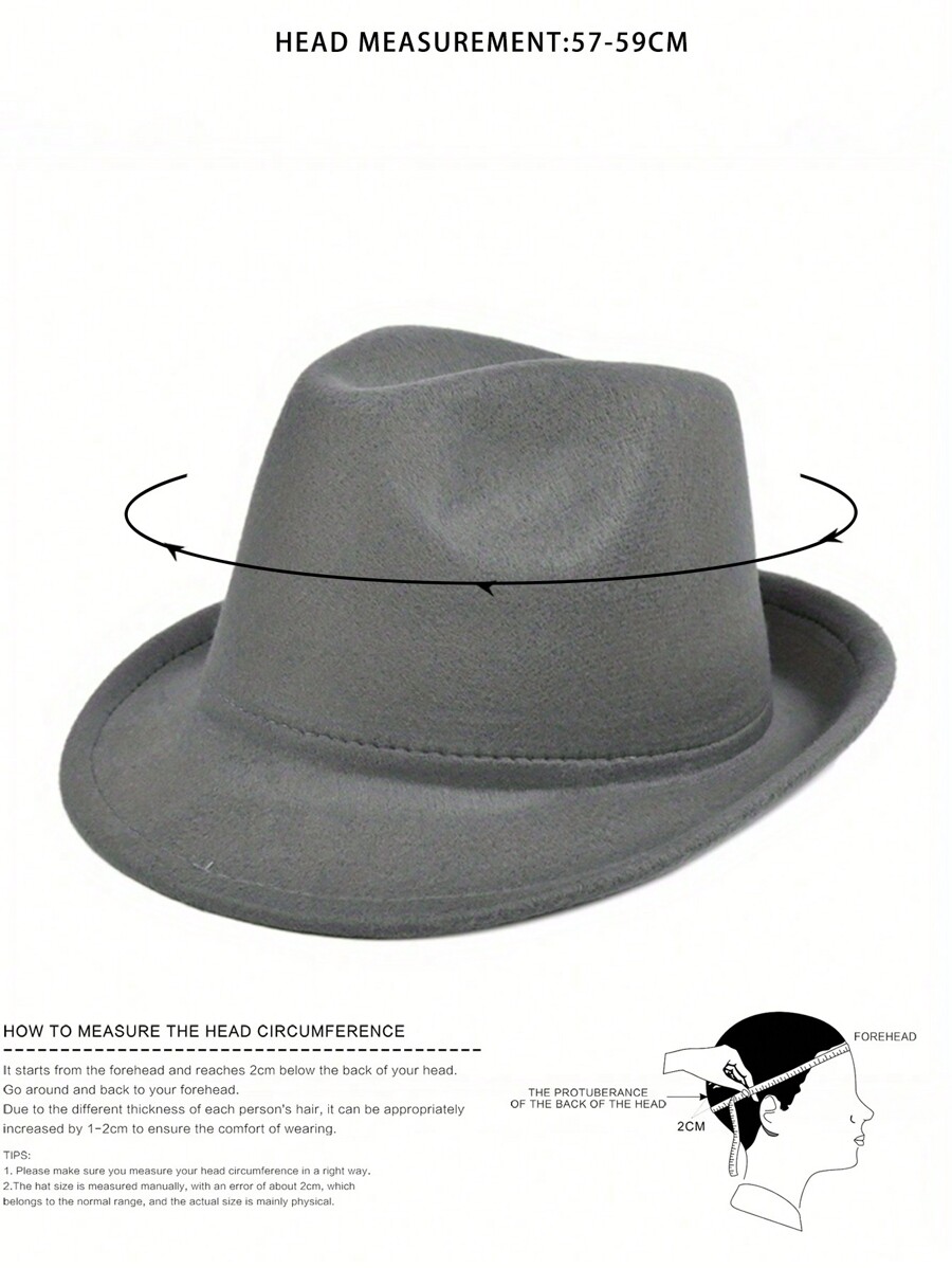 1pc Women's Flip-Brim Mini Trilby Hat, Sun Protection, Casual For ...