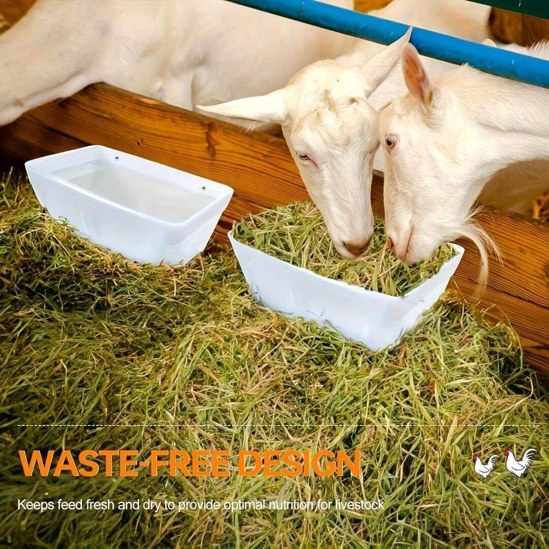 Chicken Feeder,Sheep Goat Feeding, Hanging Chicken Feeder Bucket ...