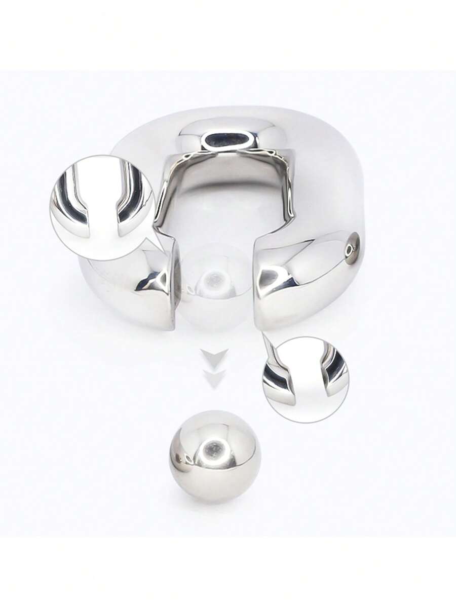 Metal Stainless Steel Weighted Scrotum Ring Physical Stretch Testicle ...